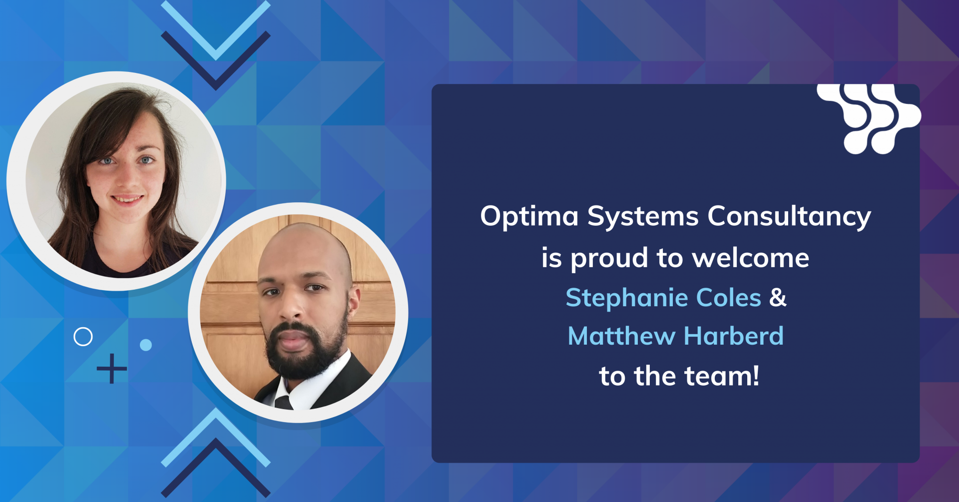 Welcome Our New Joiners: Stephanie and Matthew