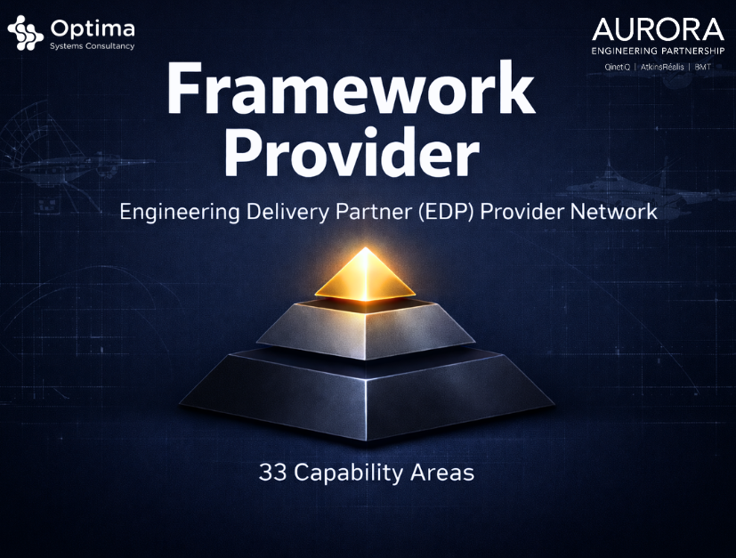Optima Appointed as Framework Provider on Aurora's EDP Provider Network